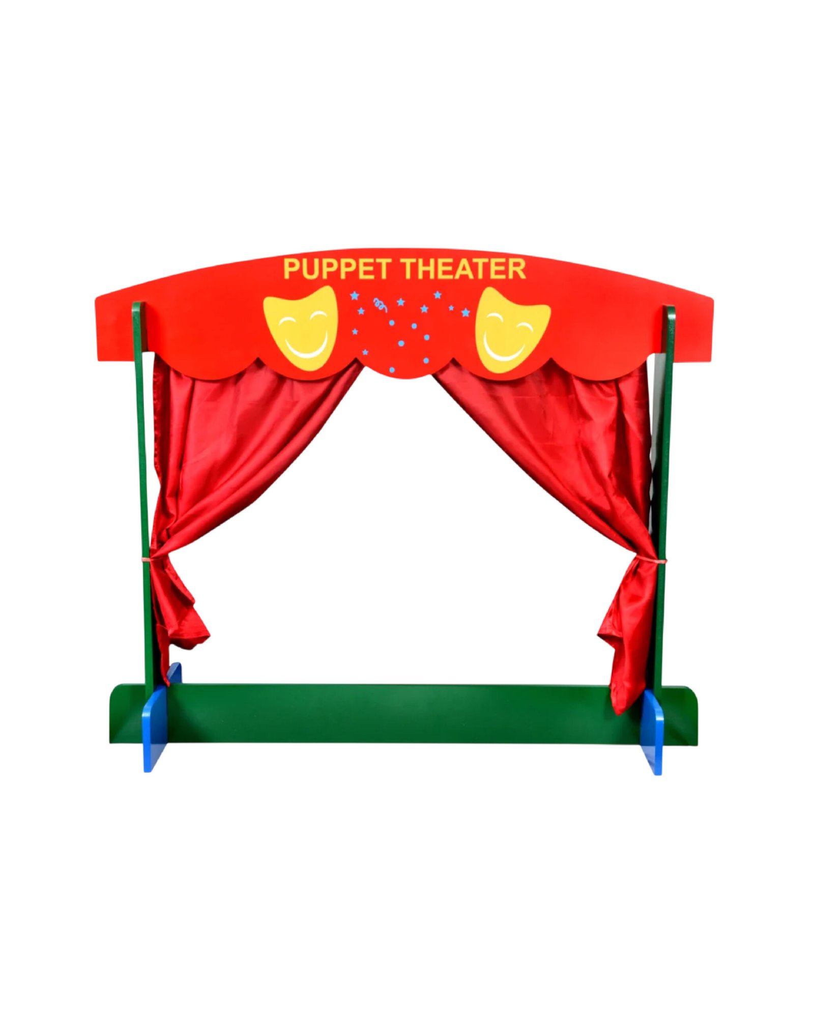 Wooden Puppet Theater Stage for Kids - Edi School Mart