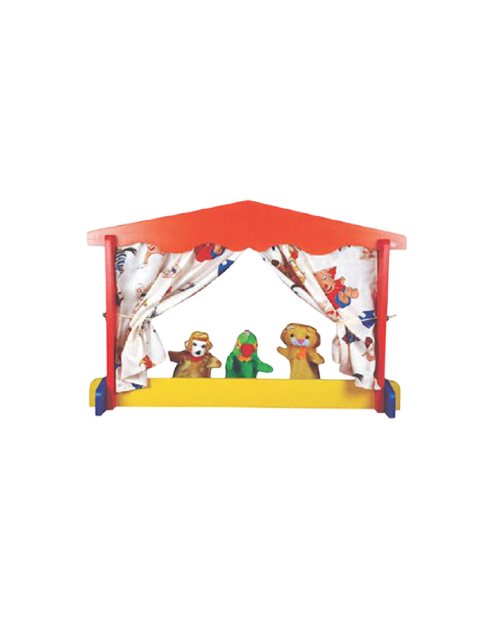 Wooden Puppet Theater Stage for Kids - Edi School Mart
